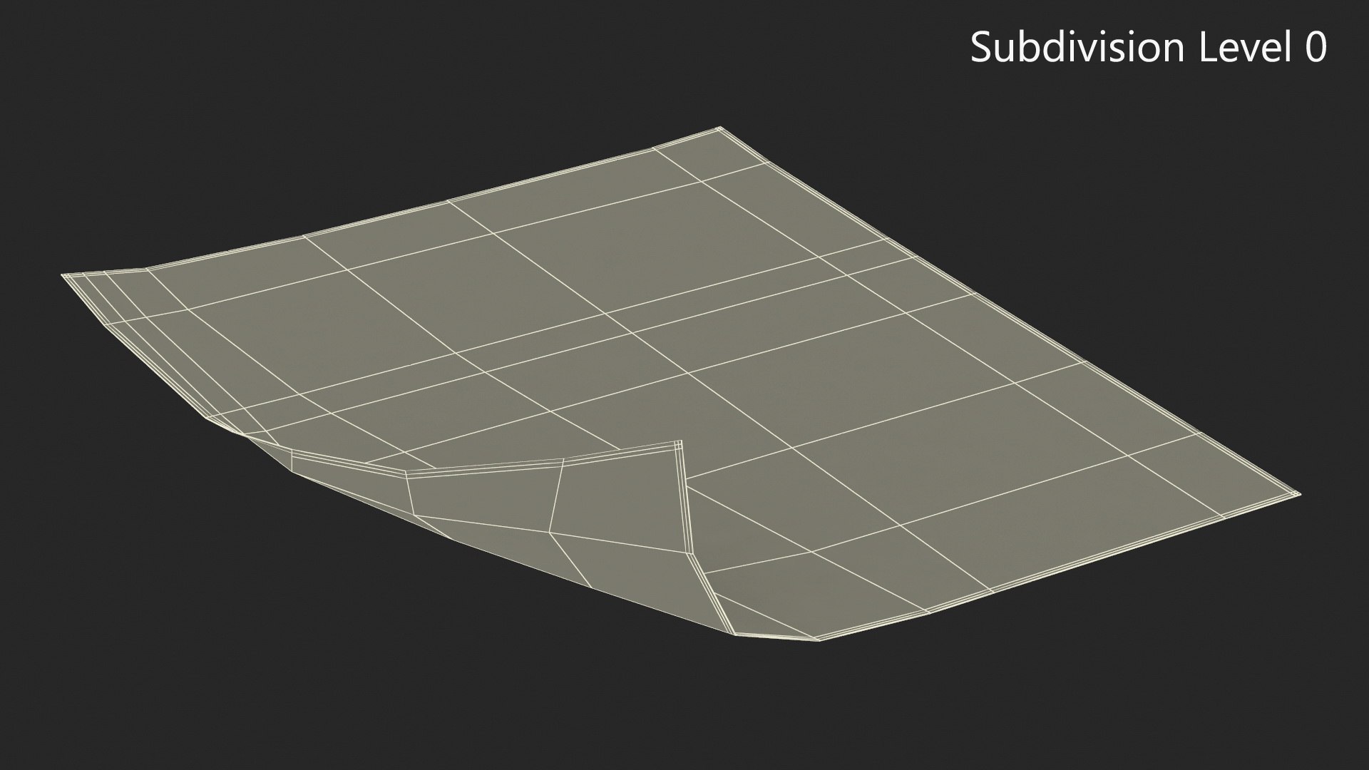 Blank Kraft Paper Sheet Model - TurboSquid 1993710