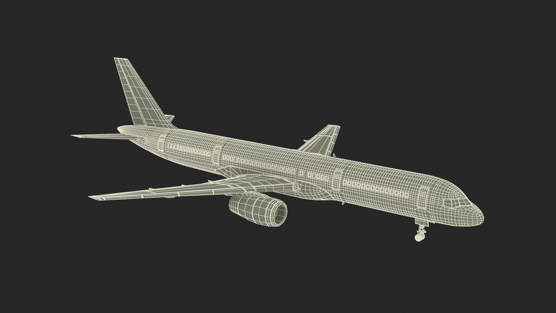 3D American Airlines Boeing 757 Airliner Model - TurboSquid 2349259