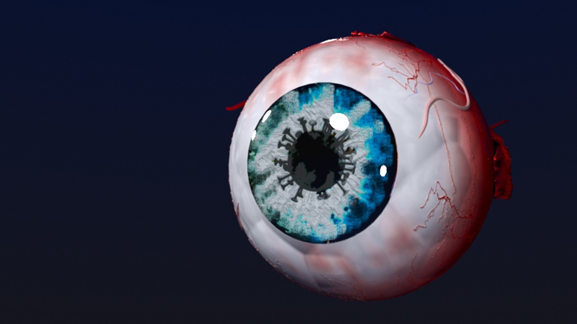 Eye With A Virus Pupil 3D Model - TurboSquid 1789888
