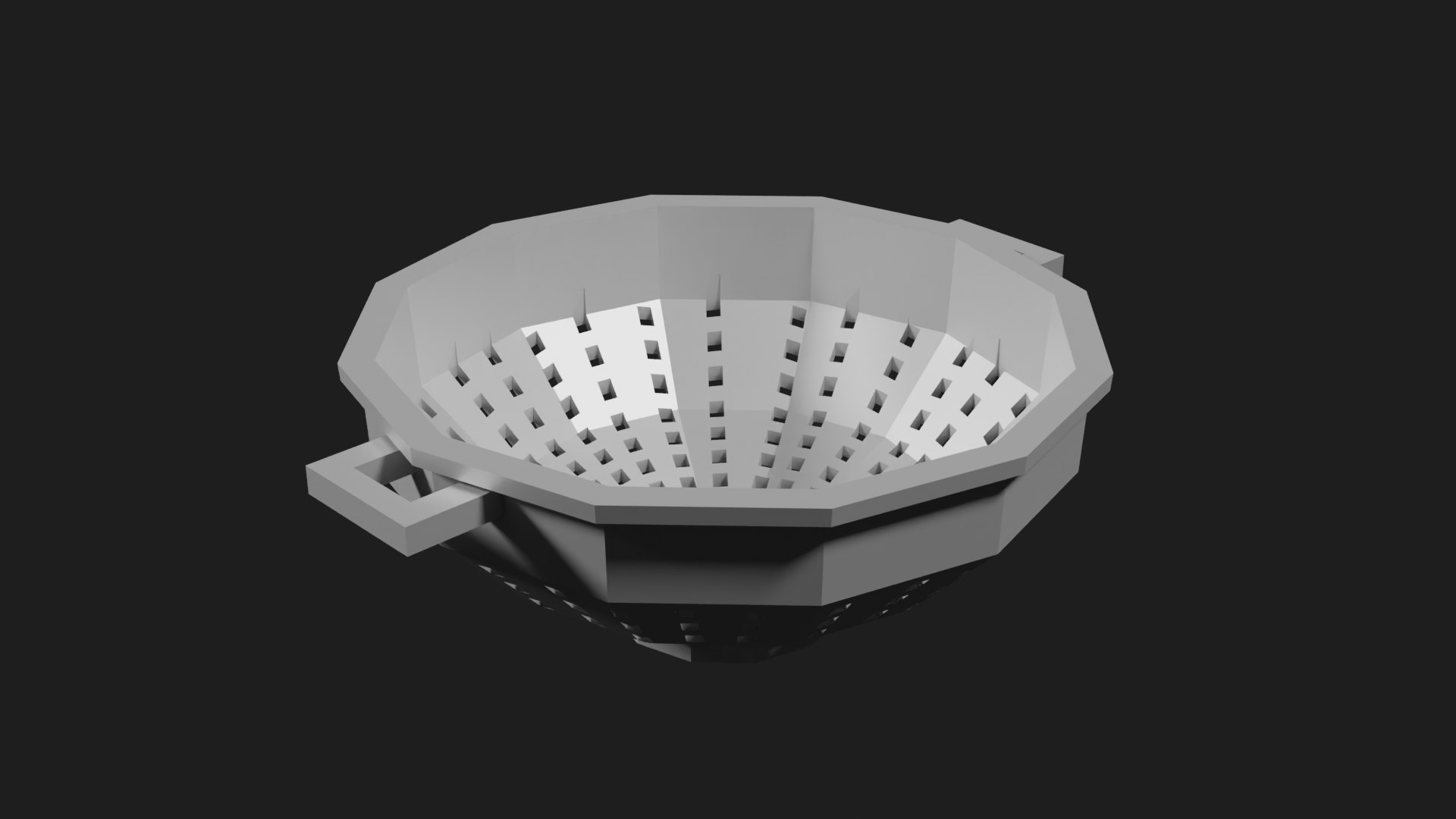 Lowpoly Colander 3D model - TurboSquid 1866176