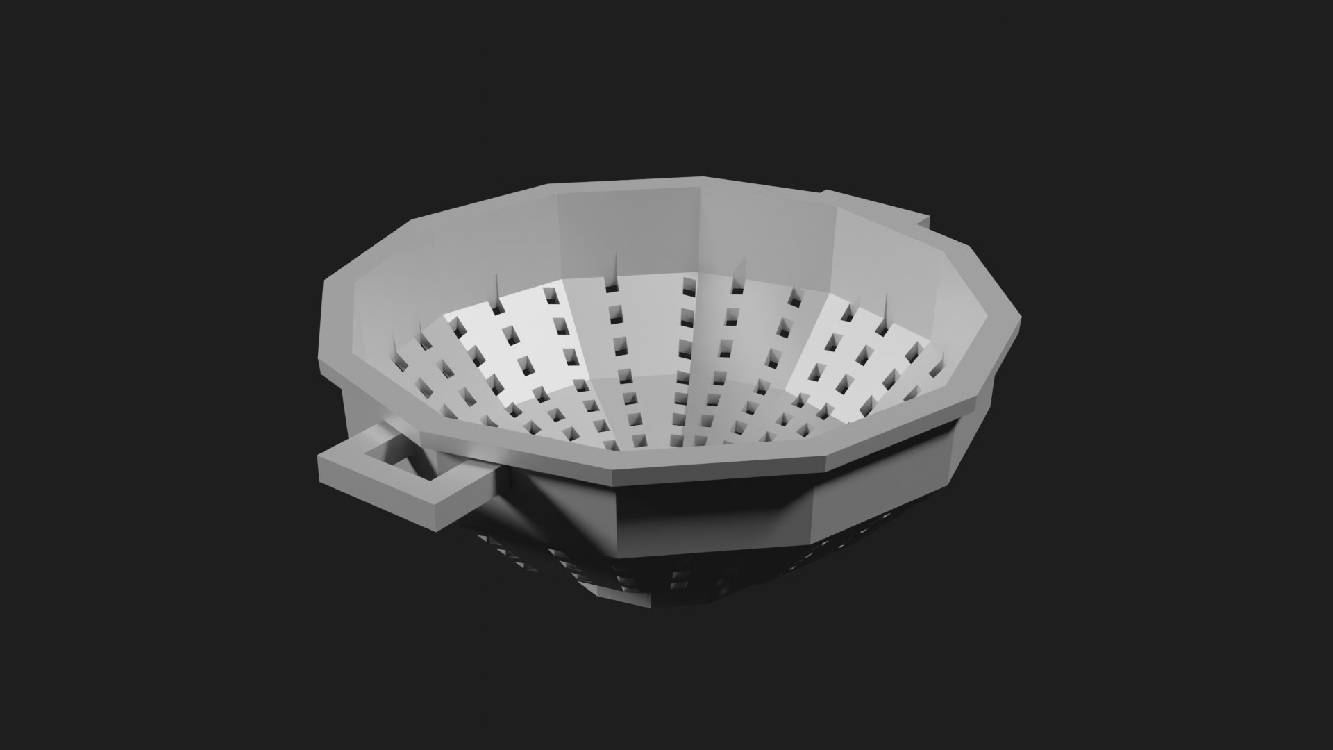 Lowpoly Colander 3D model - TurboSquid 1866176