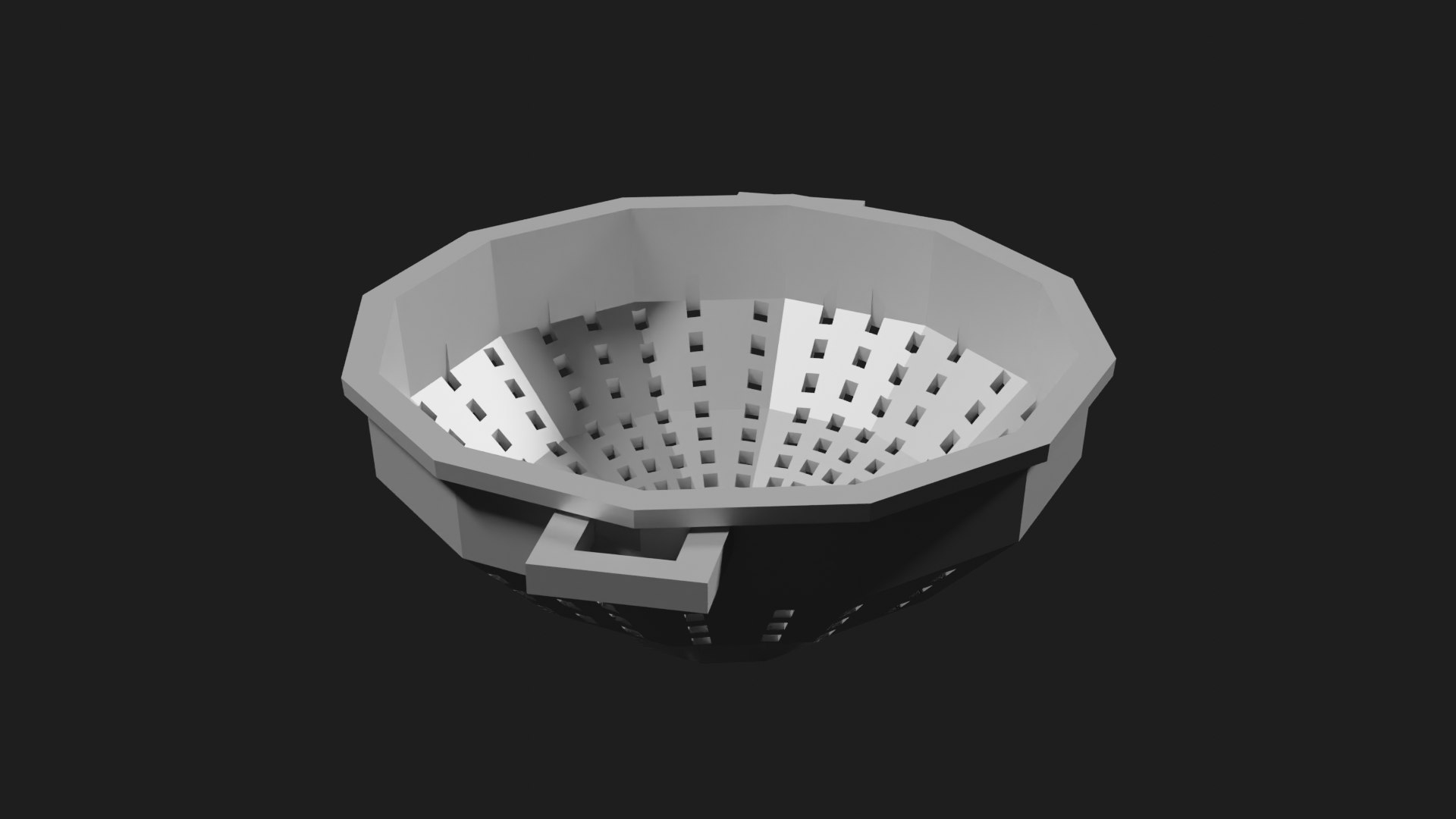 Lowpoly Colander 3D model - TurboSquid 1866176