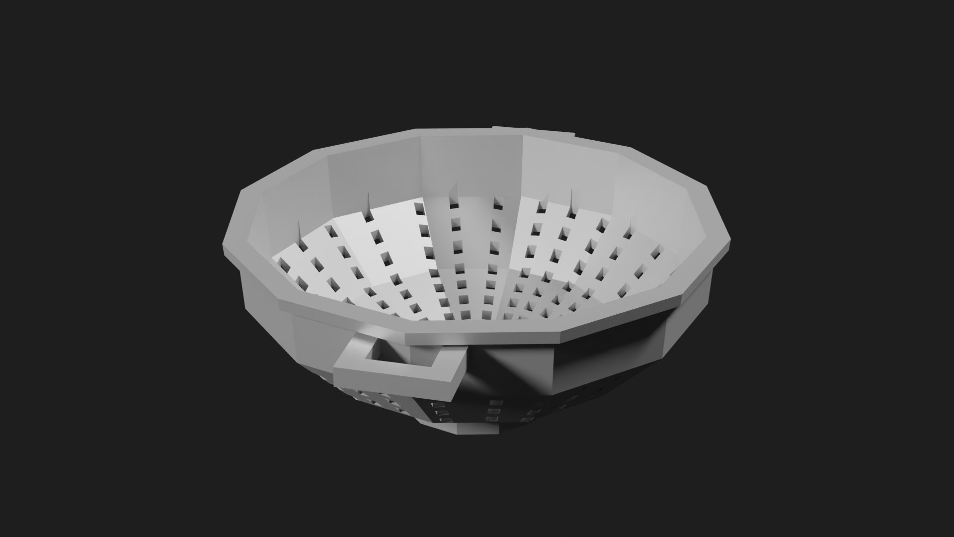Lowpoly Colander 3D model - TurboSquid 1866176