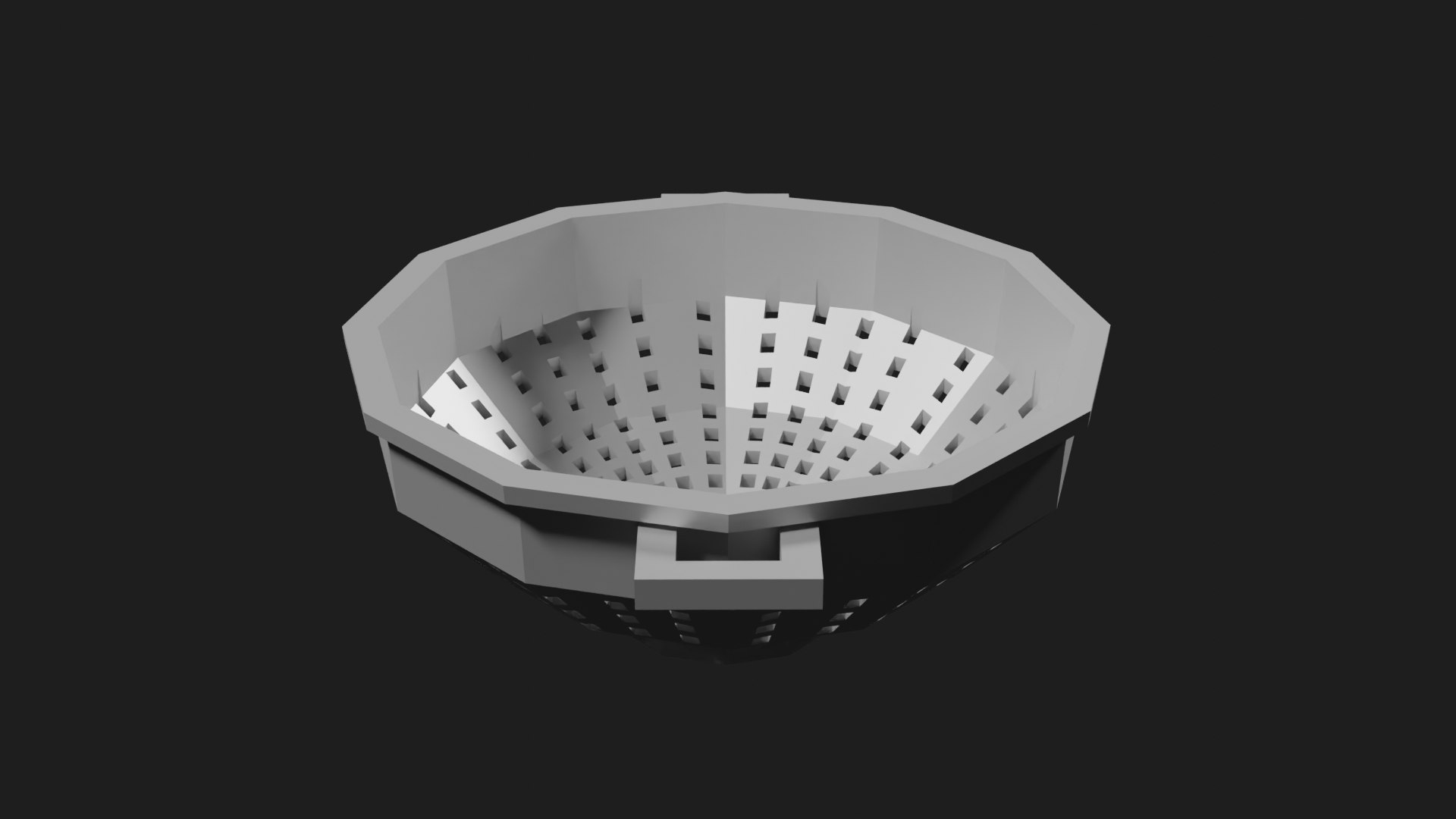 Lowpoly Colander 3D model - TurboSquid 1866176