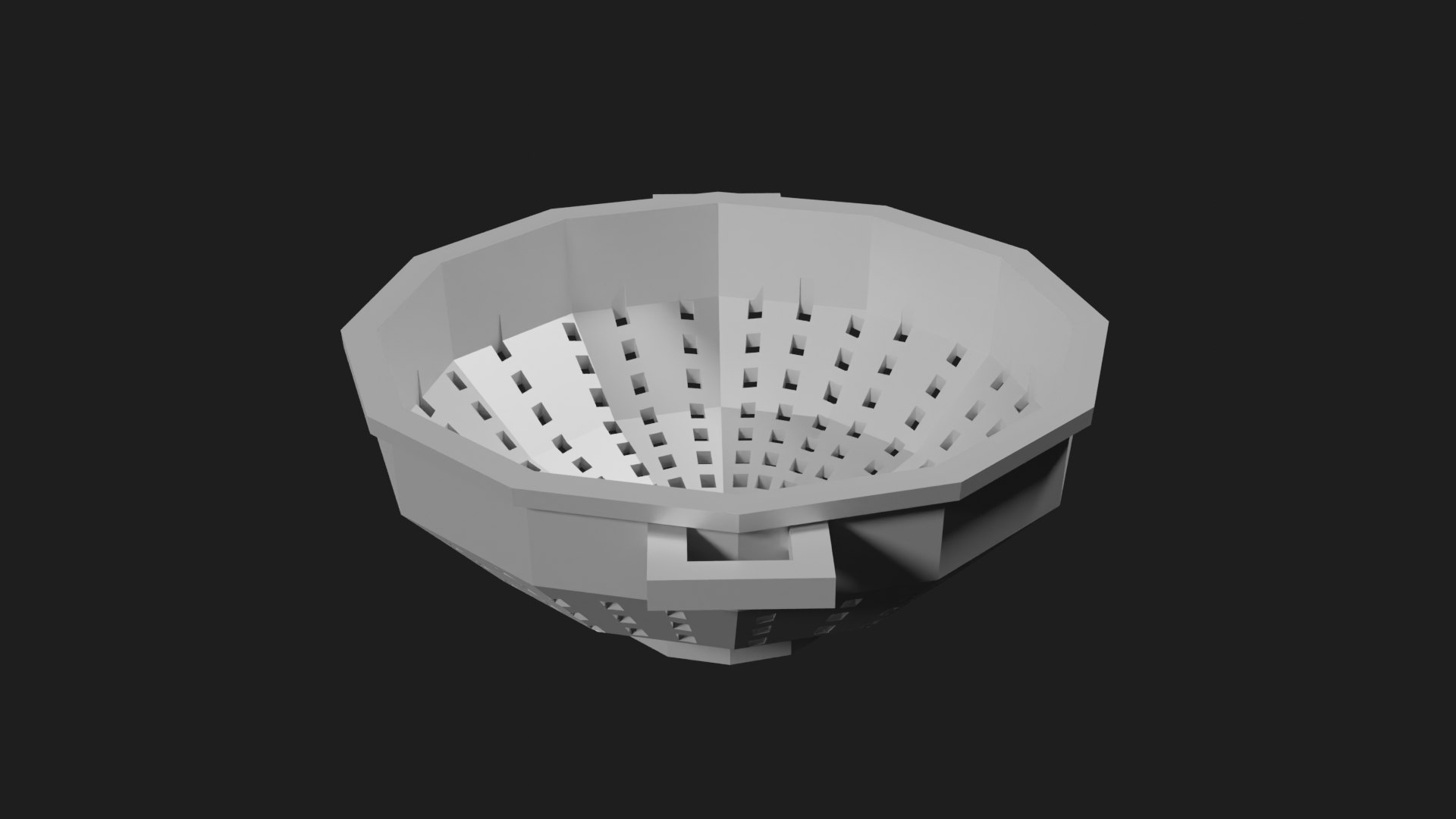 Lowpoly Colander 3D model - TurboSquid 1866176