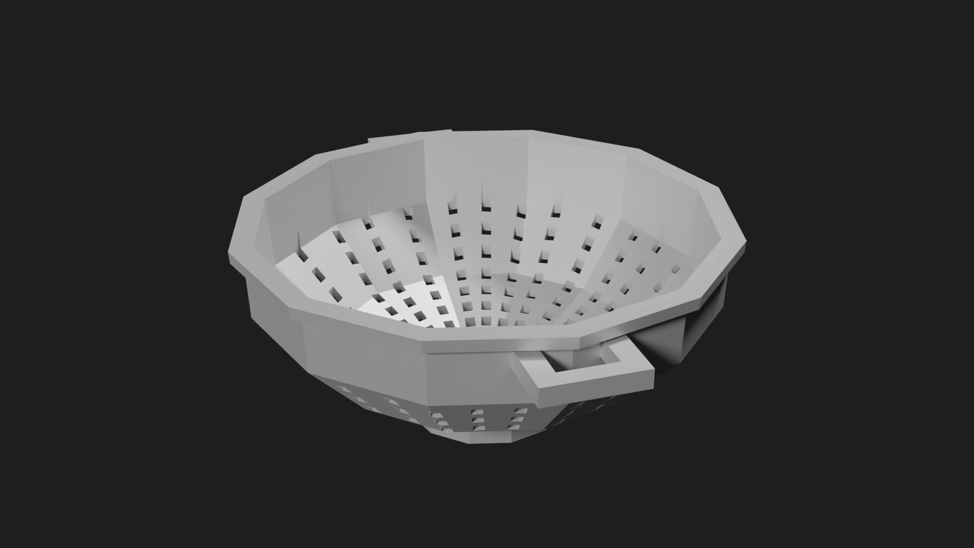 Lowpoly Colander 3D model - TurboSquid 1866176