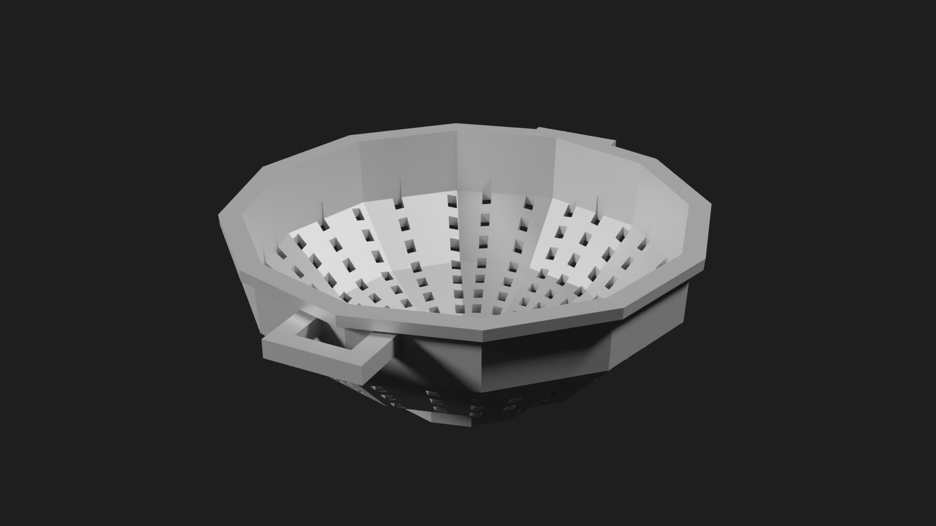 Lowpoly Colander 3D model - TurboSquid 1866176