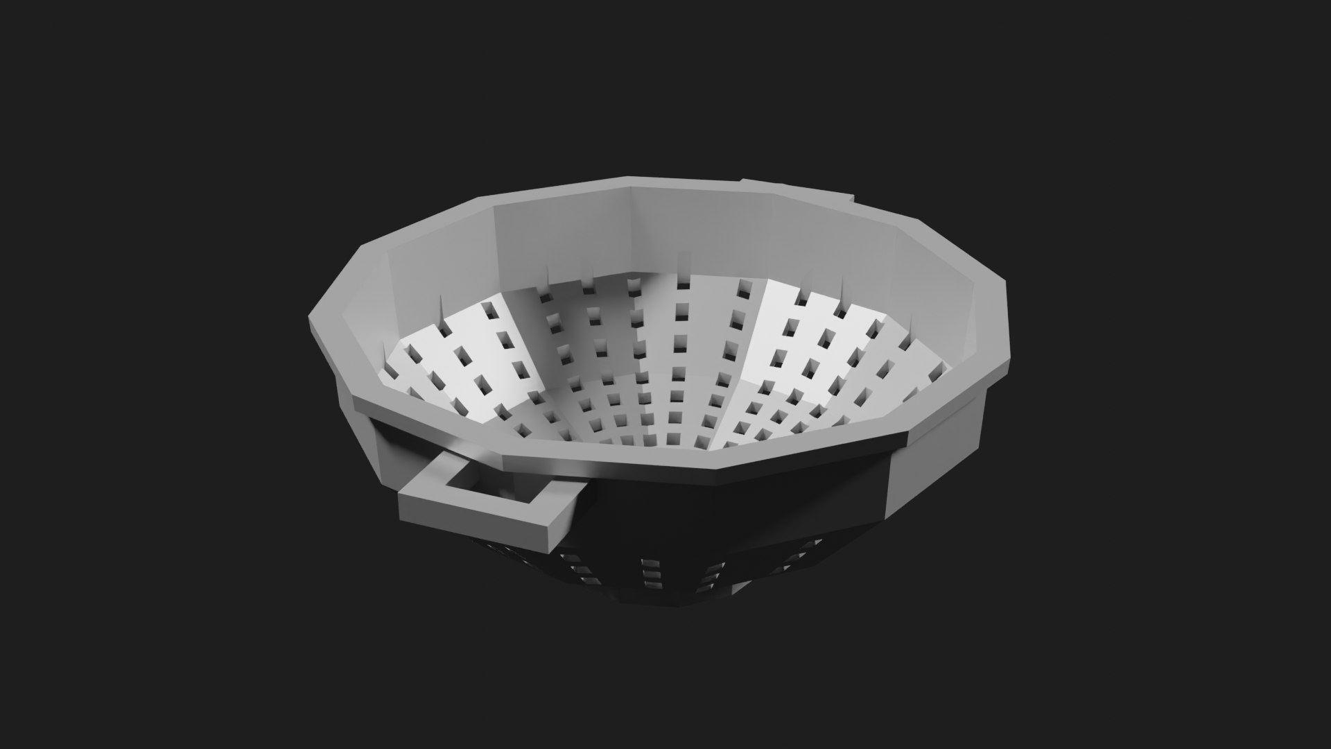 Lowpoly Colander 3D model - TurboSquid 1866176