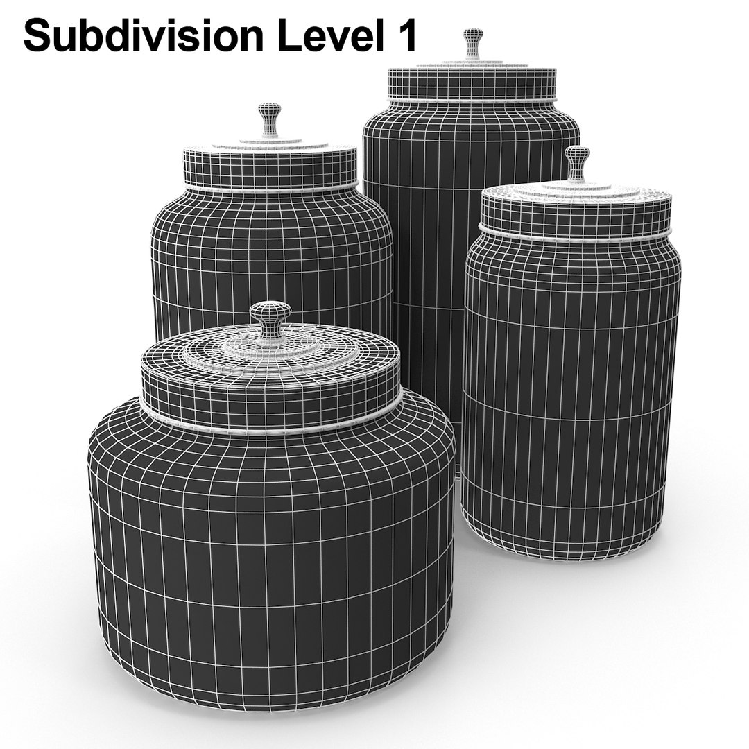 3d Jar Model