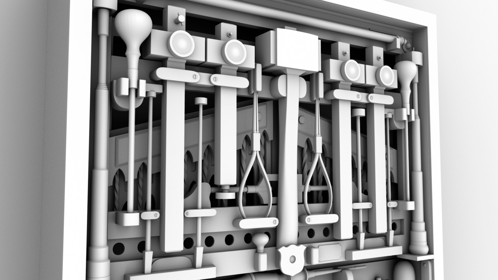 Studley Tool Chest 3D Model - TurboSquid 2174146