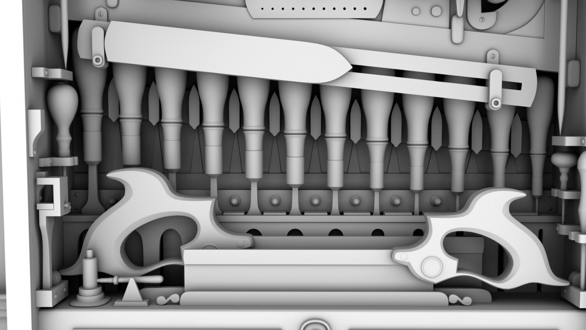 Studley Tool Chest 3D Model - TurboSquid 2174146