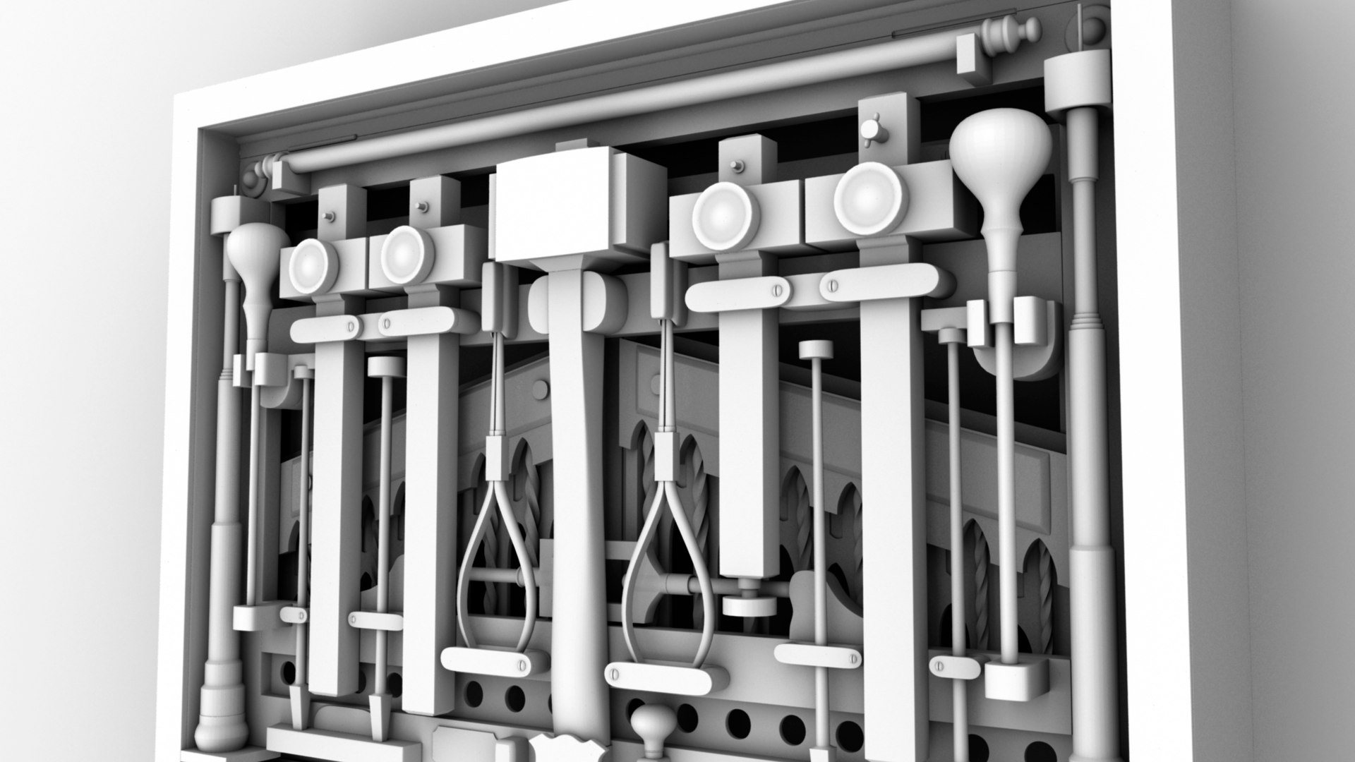 Studley Tool Chest 3D Model - TurboSquid 2174146