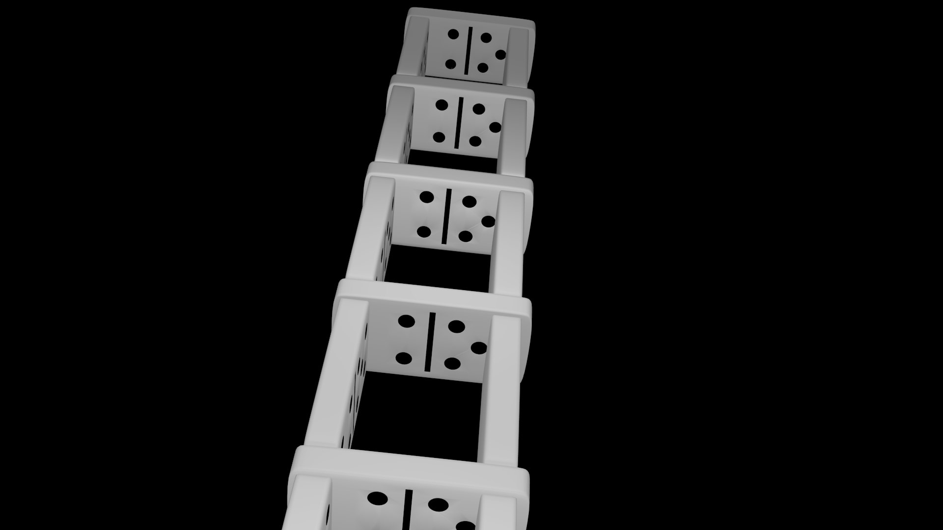 Free Set Domino 3d Model