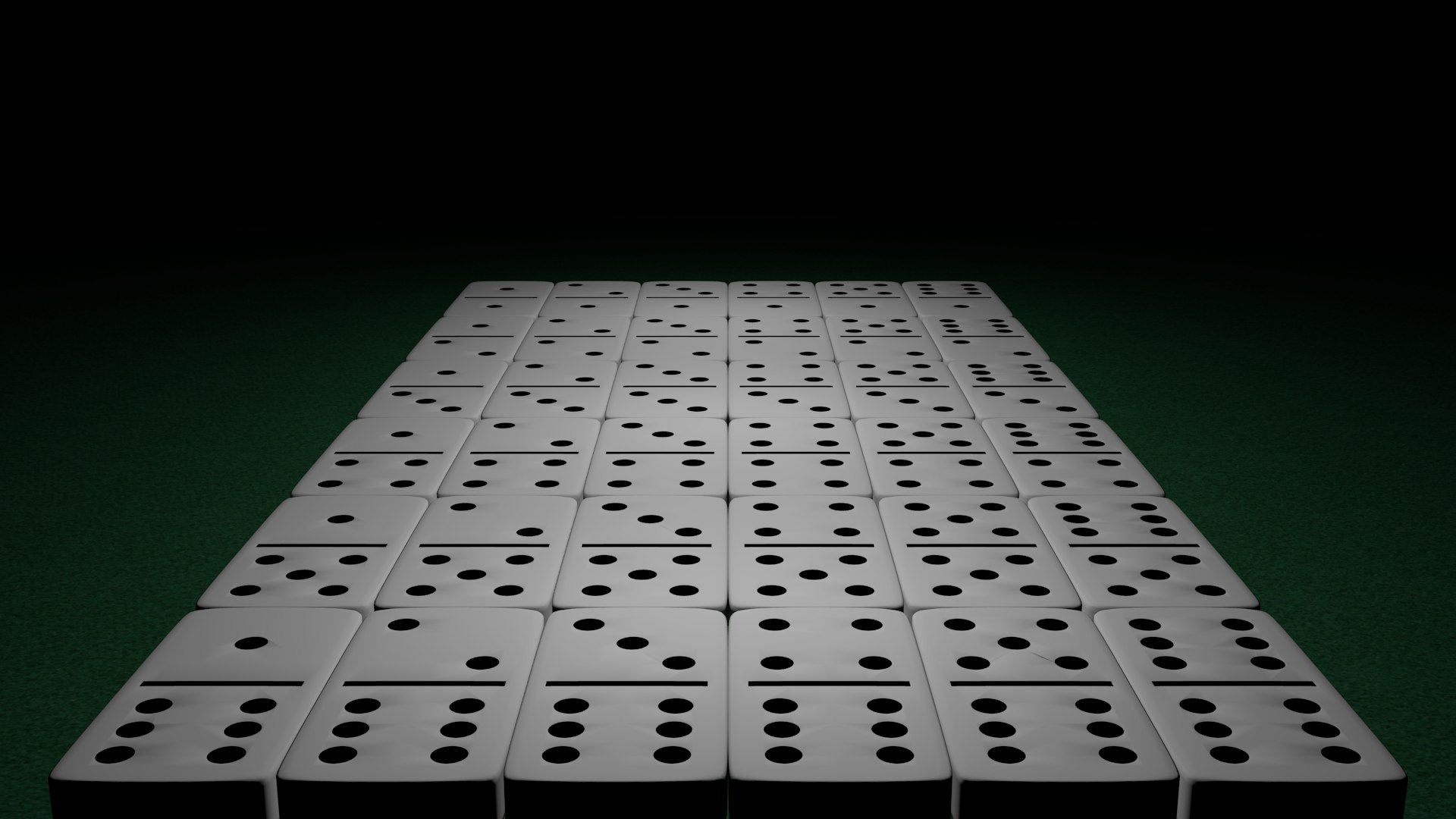 Free Set Domino 3d Model
