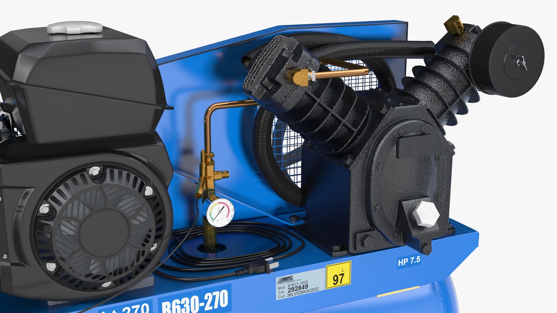 Air Compressor Abac 3D - TurboSquid 2189786
