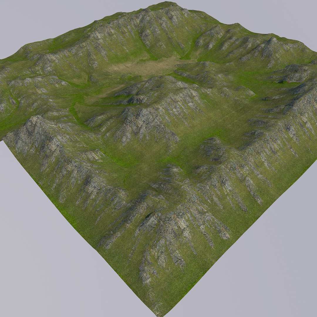 Desert Terrain 3D Model - TurboSquid 1150276