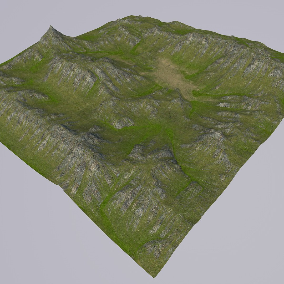 Desert Terrain 3D Model - TurboSquid 1150276