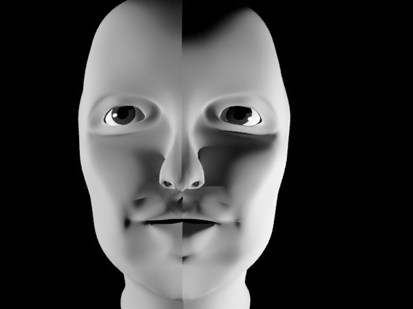 3ds max woman face