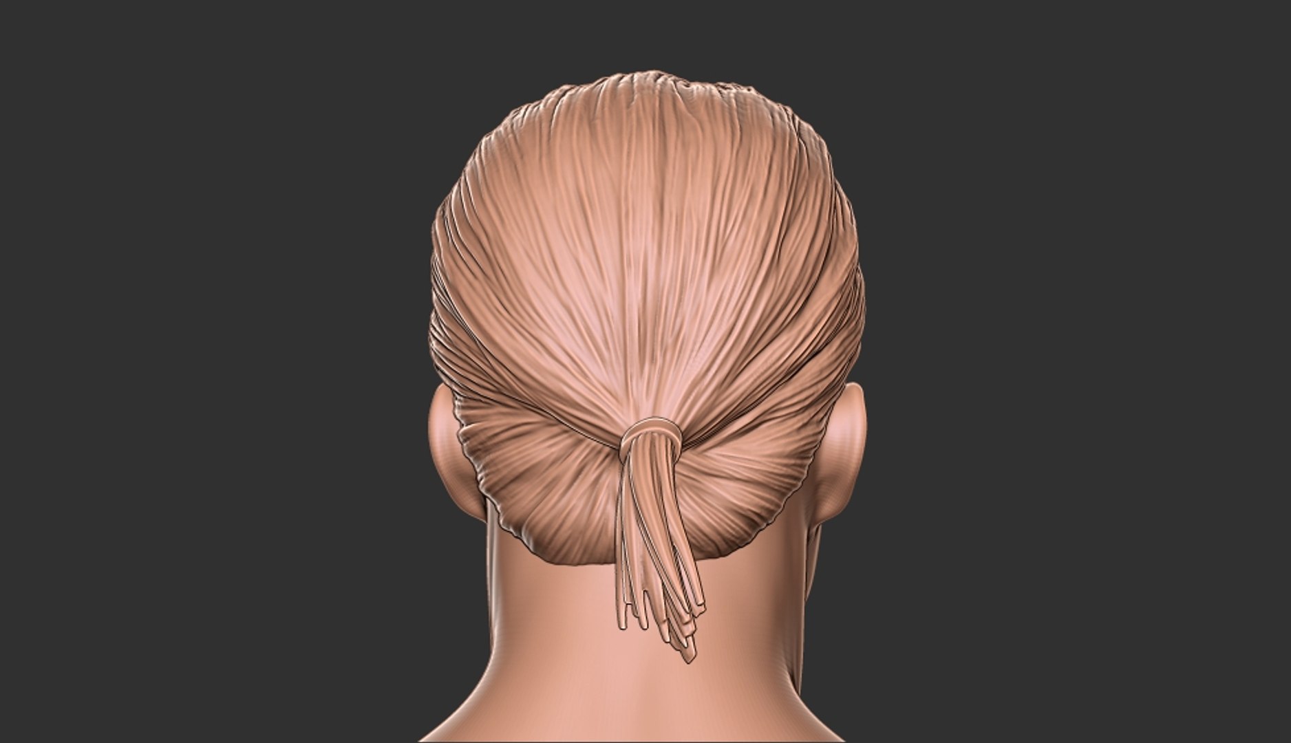 3D Hair 25 Model - TurboSquid 1815422