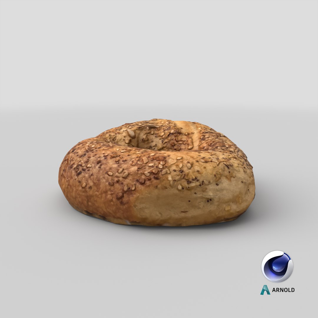 Everything Bagel 3D Model - TurboSquid 1720009