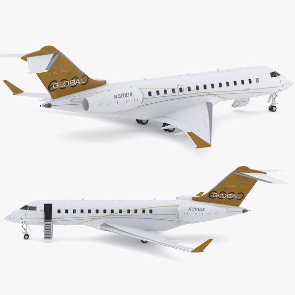 modelo 3d Bombardier Global 6000 - TurboSquid 1543905