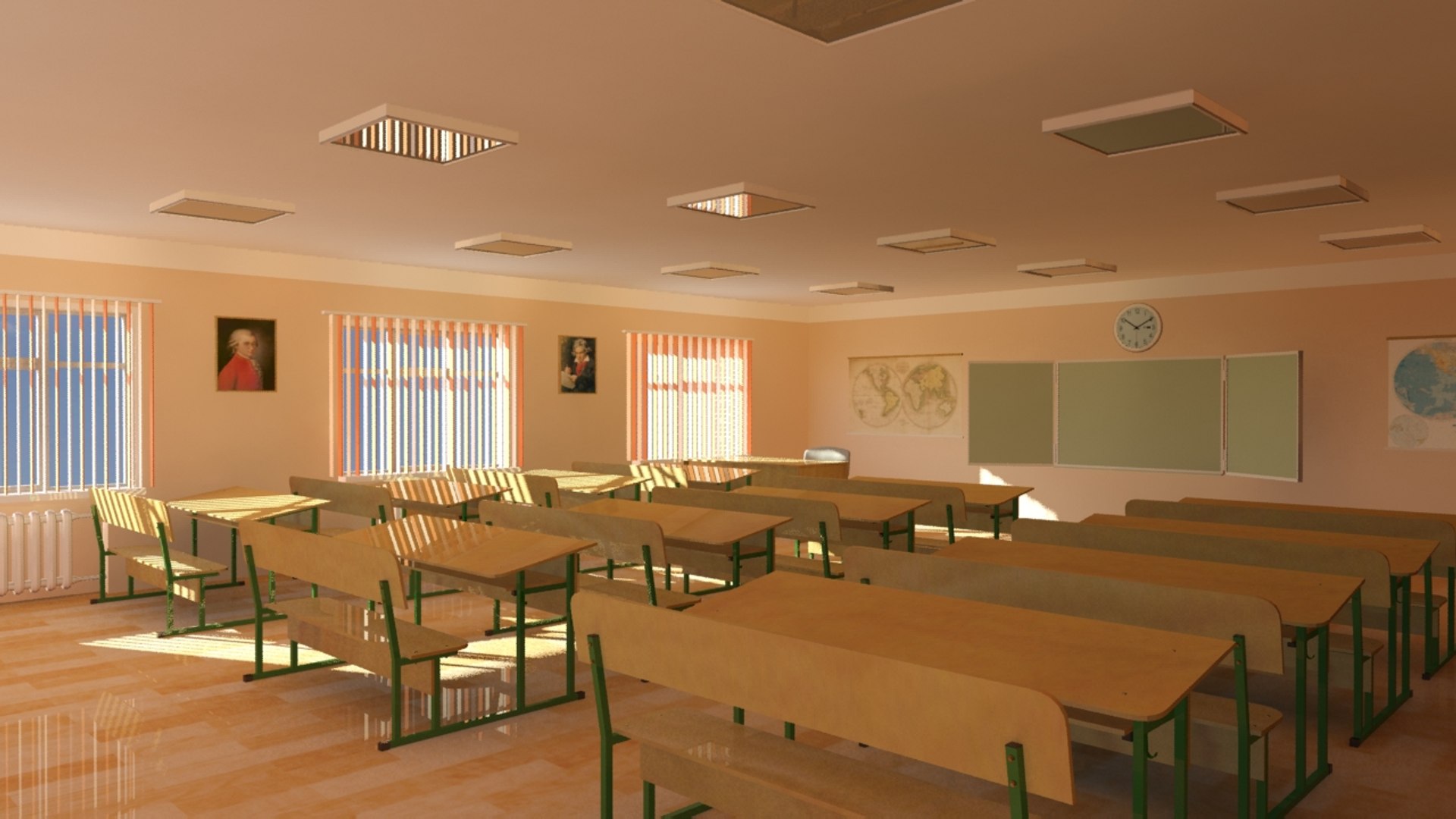 3d School Class