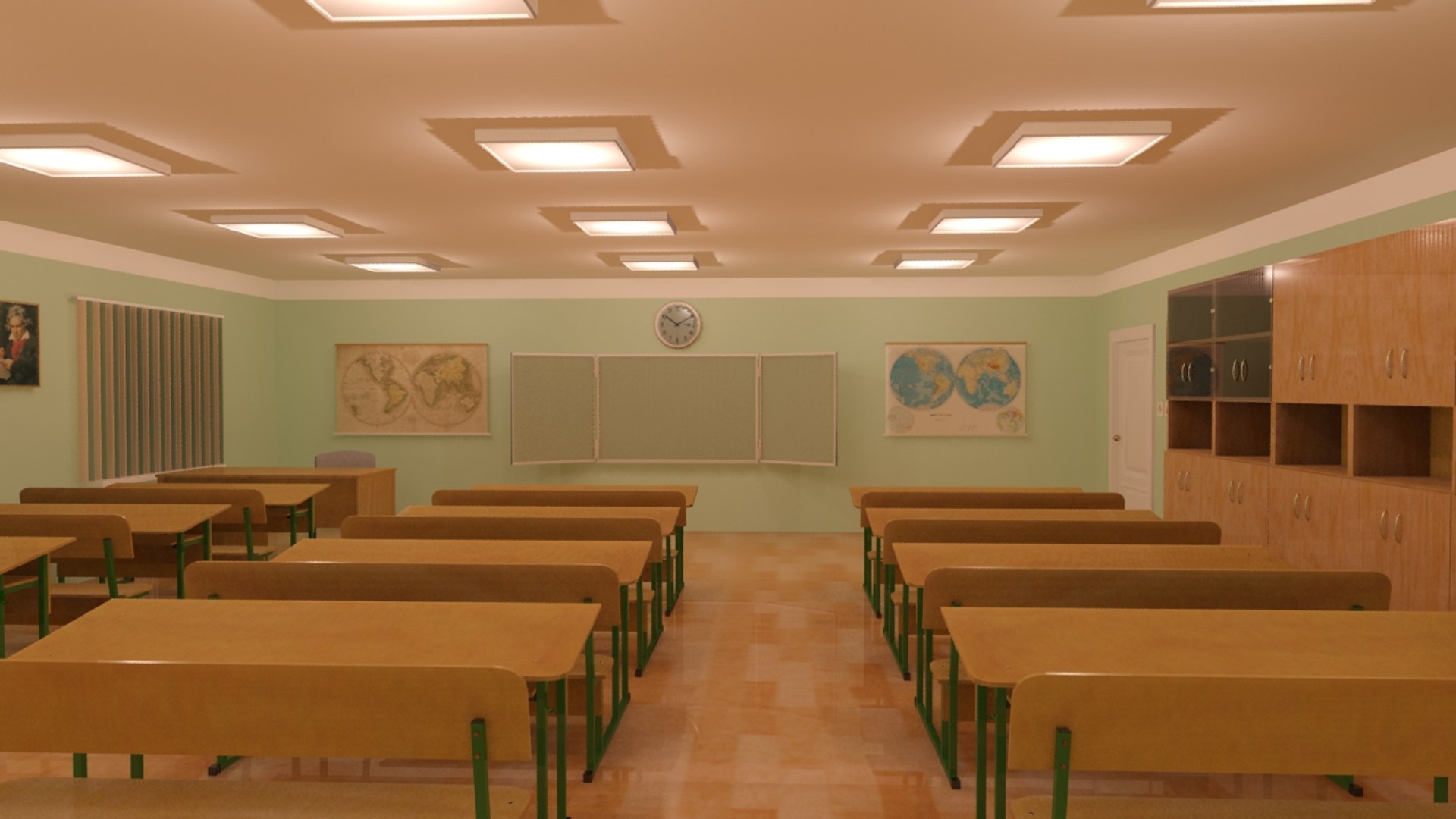 3d School Class