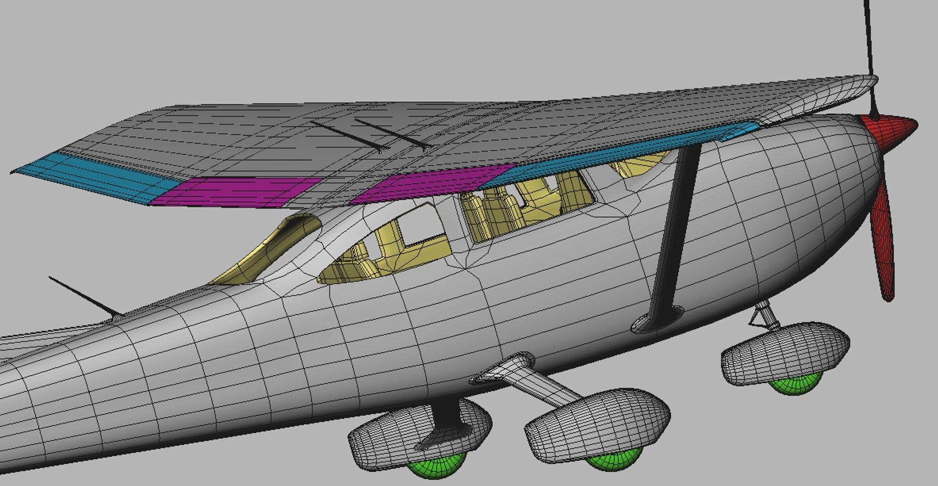 Cessna 182 Skylane 3d Model