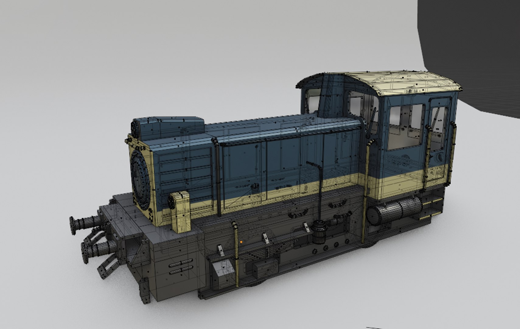 3D Small Diesel Locomotive Model - TurboSquid 1978636