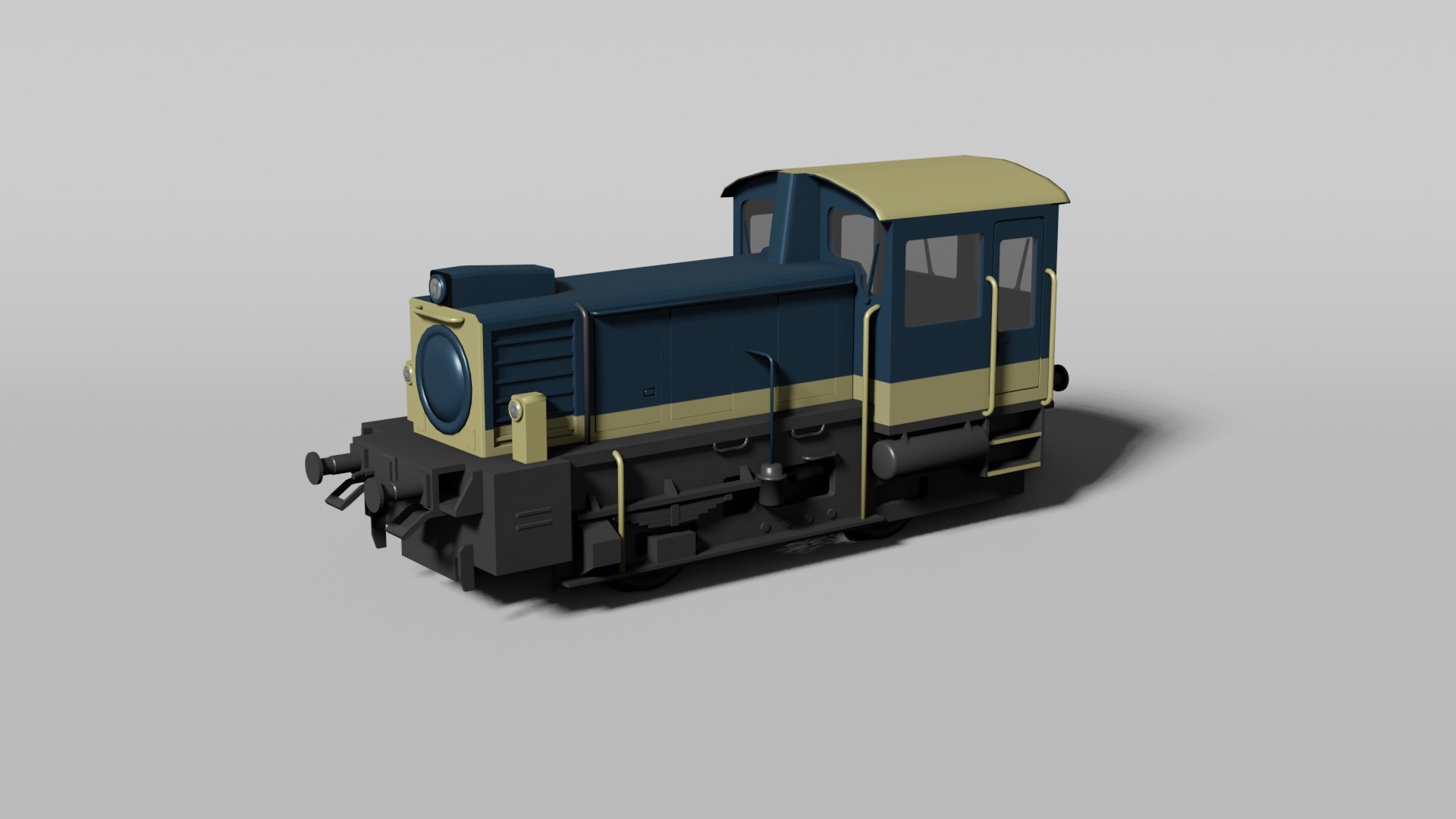 3D Small Diesel Locomotive Model - TurboSquid 1978636