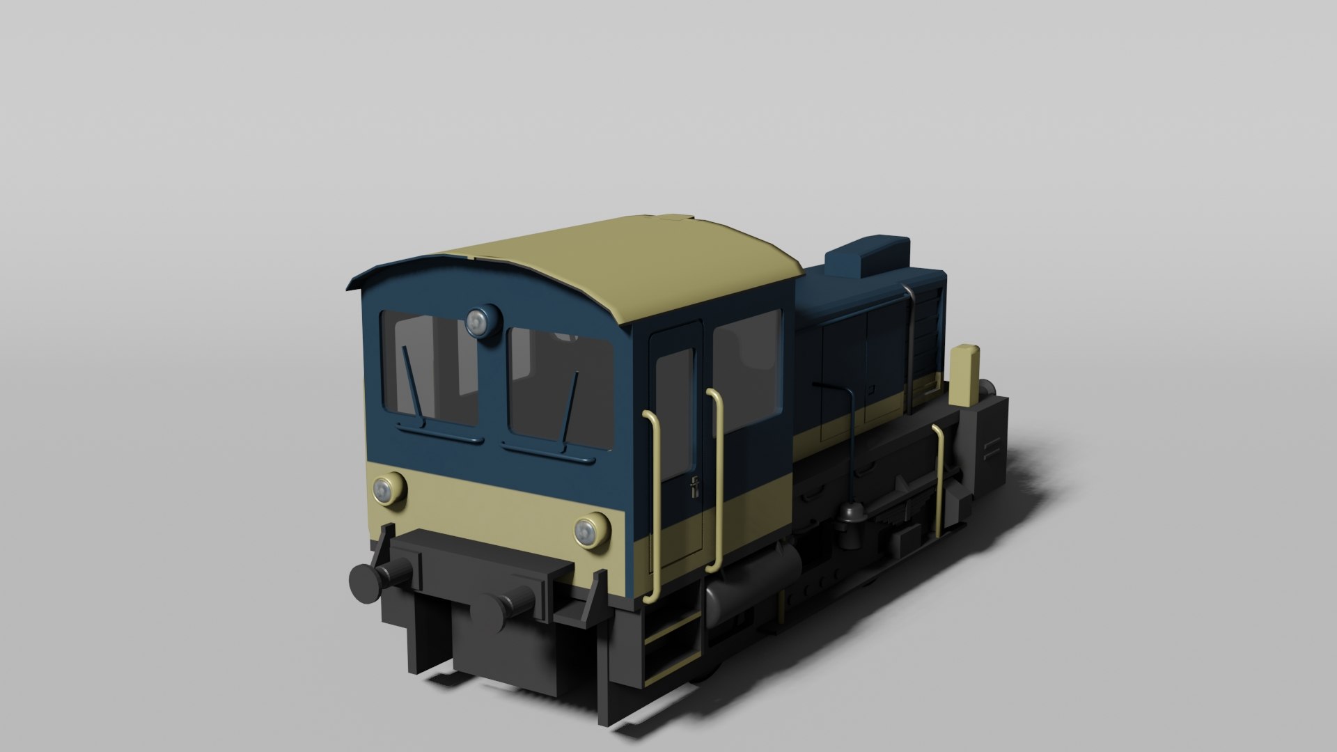3D Small Diesel Locomotive Model - TurboSquid 1978636