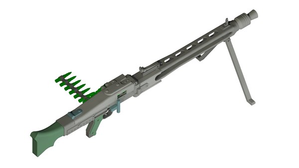 MG3 machine gun 3D model - TurboSquid 2016124