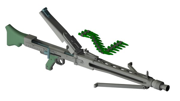 MG3 machine gun 3D model - TurboSquid 2016124