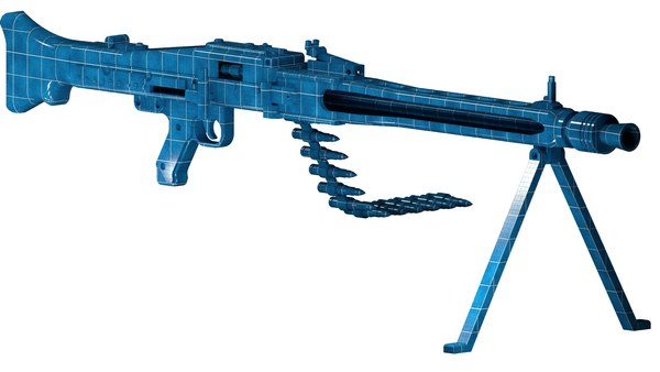 MG3 machine gun 3D model - TurboSquid 2016124
