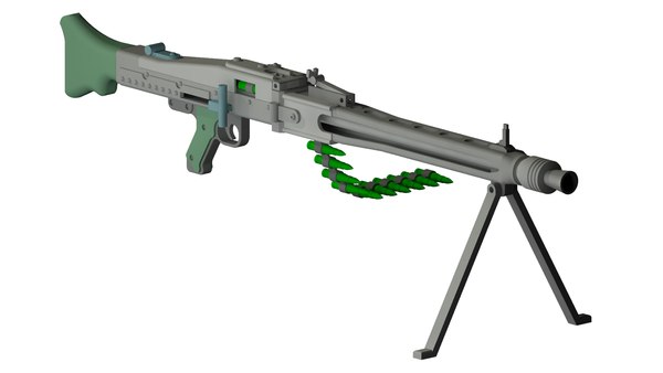MG3 machine gun 3D model - TurboSquid 2016124