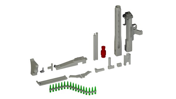 MG3 machine gun 3D model - TurboSquid 2016124