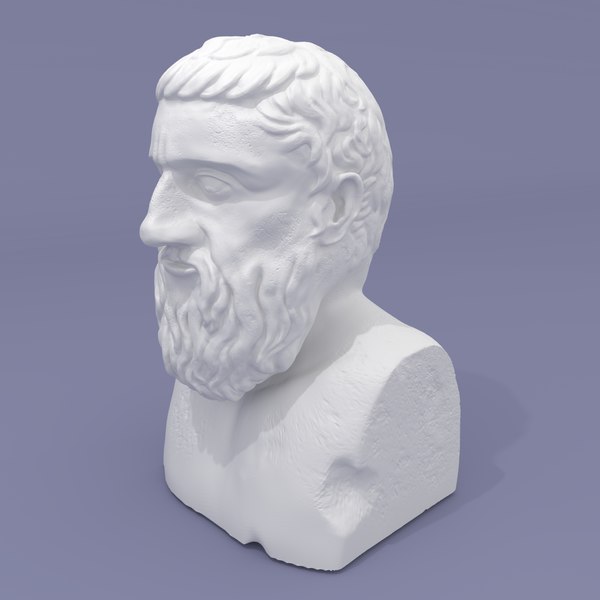 modelo 3d Busto de platón - TurboSquid 1173481