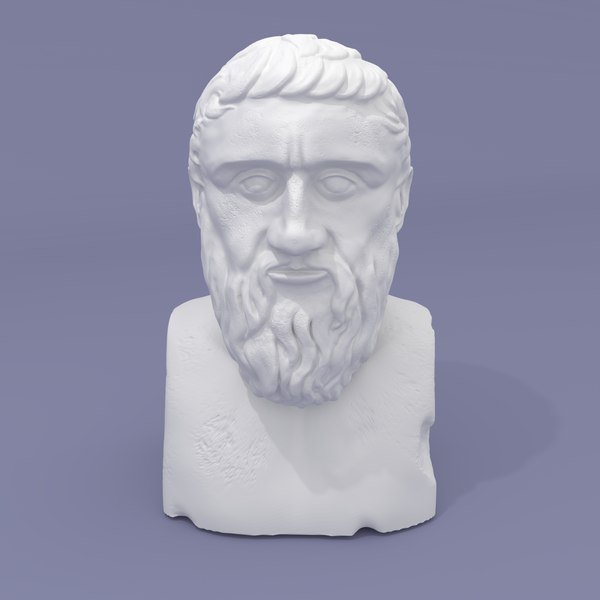 modelo 3d Busto de platón - TurboSquid 1173481