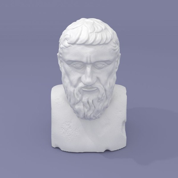 modelo 3d Busto de platón - TurboSquid 1173481