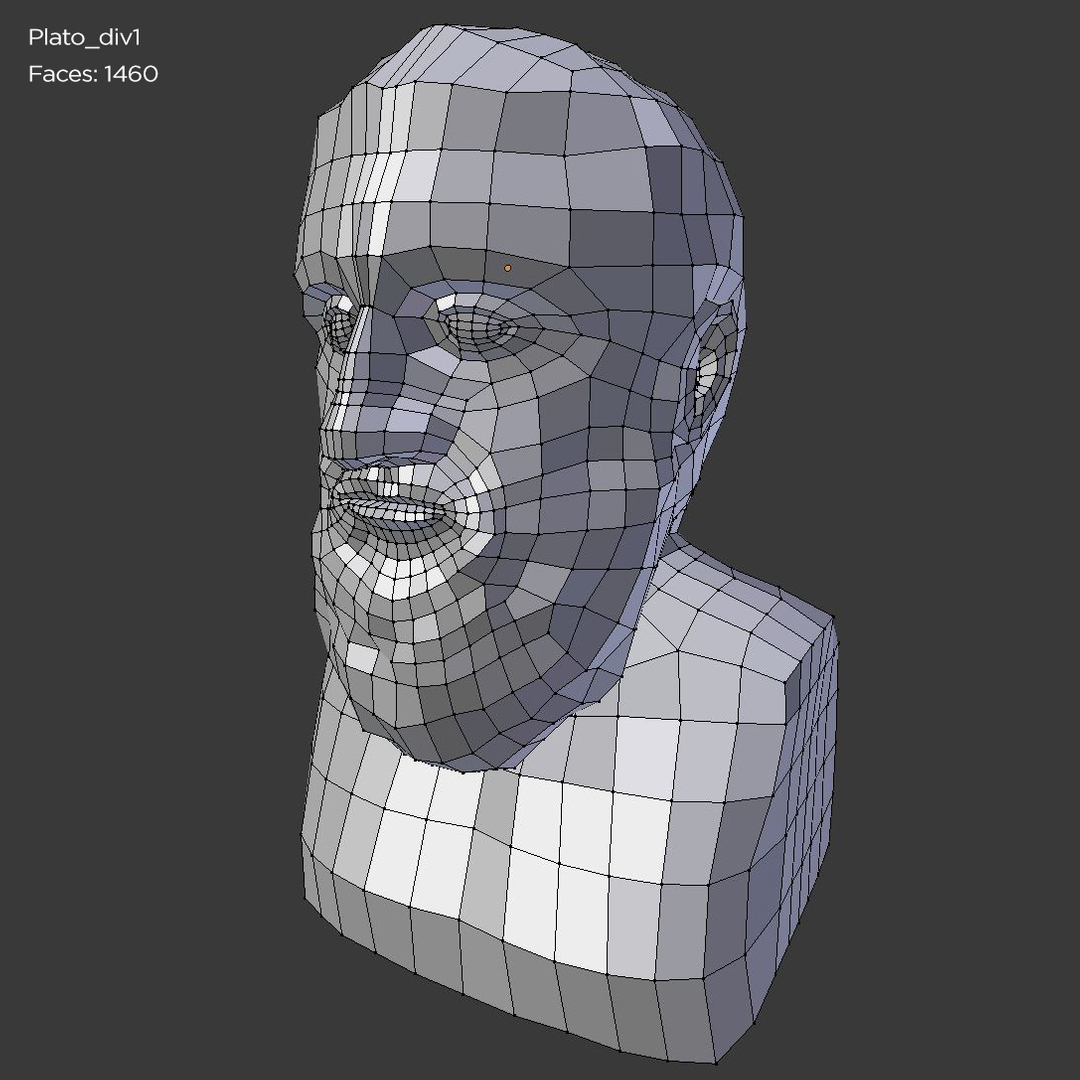 modelo 3d Busto de platón - TurboSquid 1173481