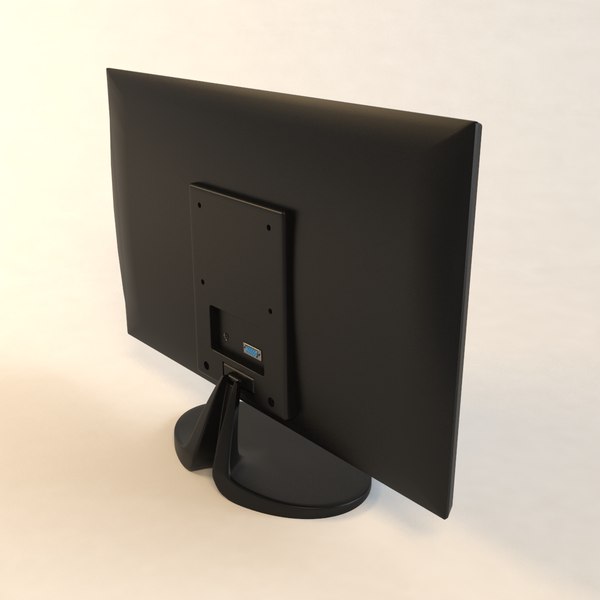 monitor computer 3d max