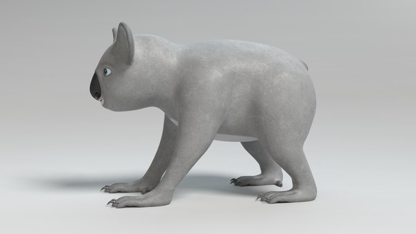 3D cartoon koala model - TurboSquid 1508534