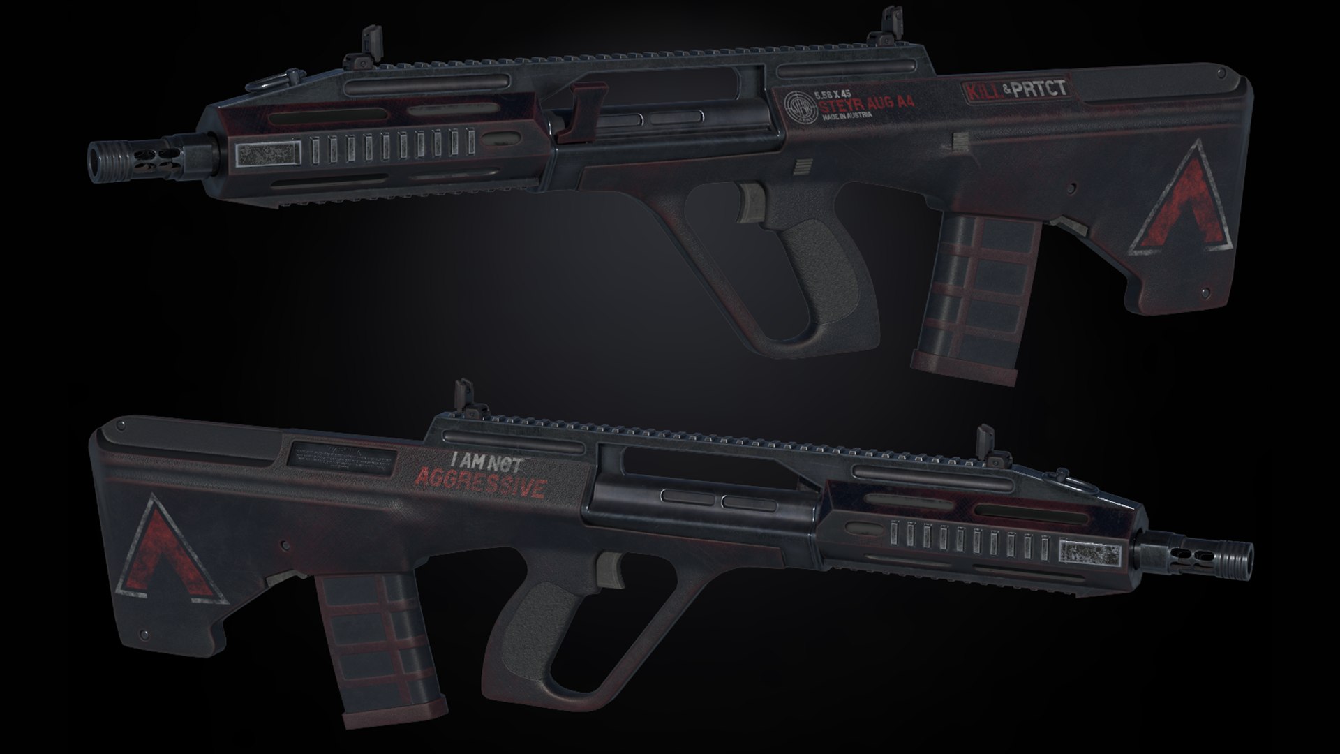 AUG A4 3D Model - TurboSquid 2304977