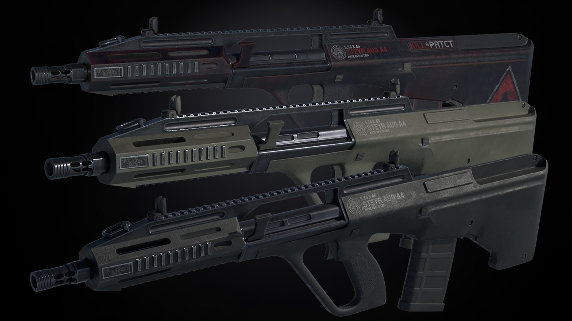 AUG A4 3D Model - TurboSquid 2304977