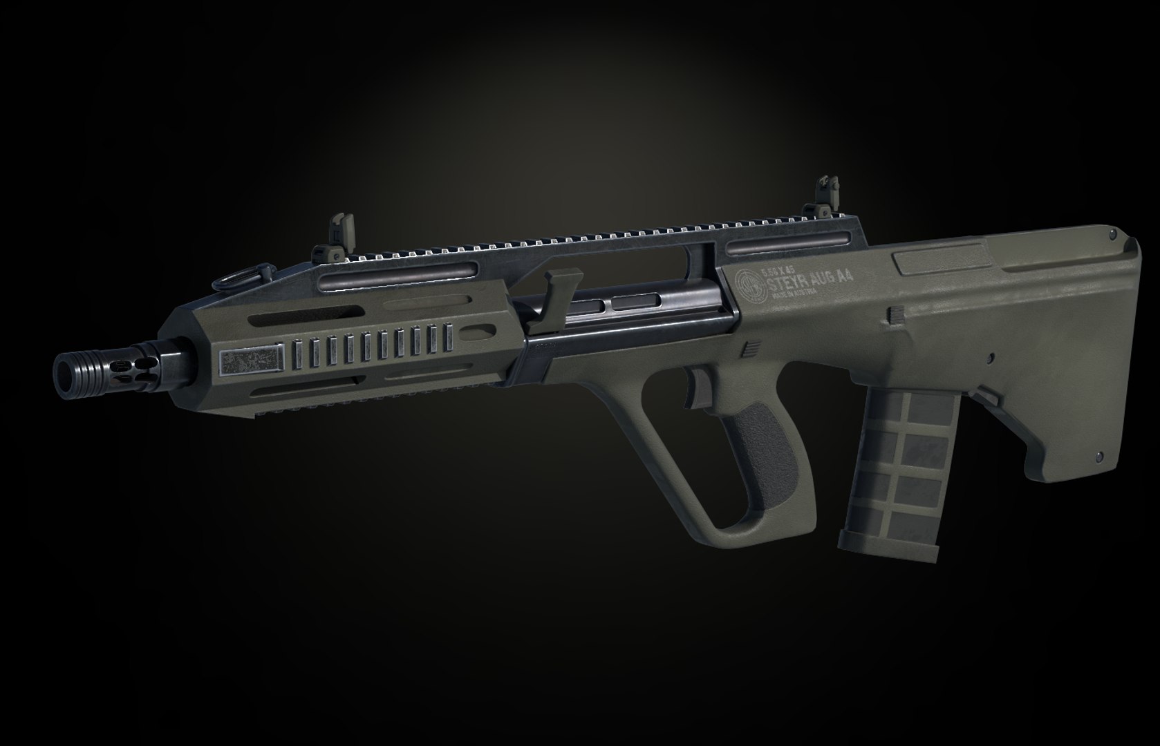 AUG A4 3D Model - TurboSquid 2304977