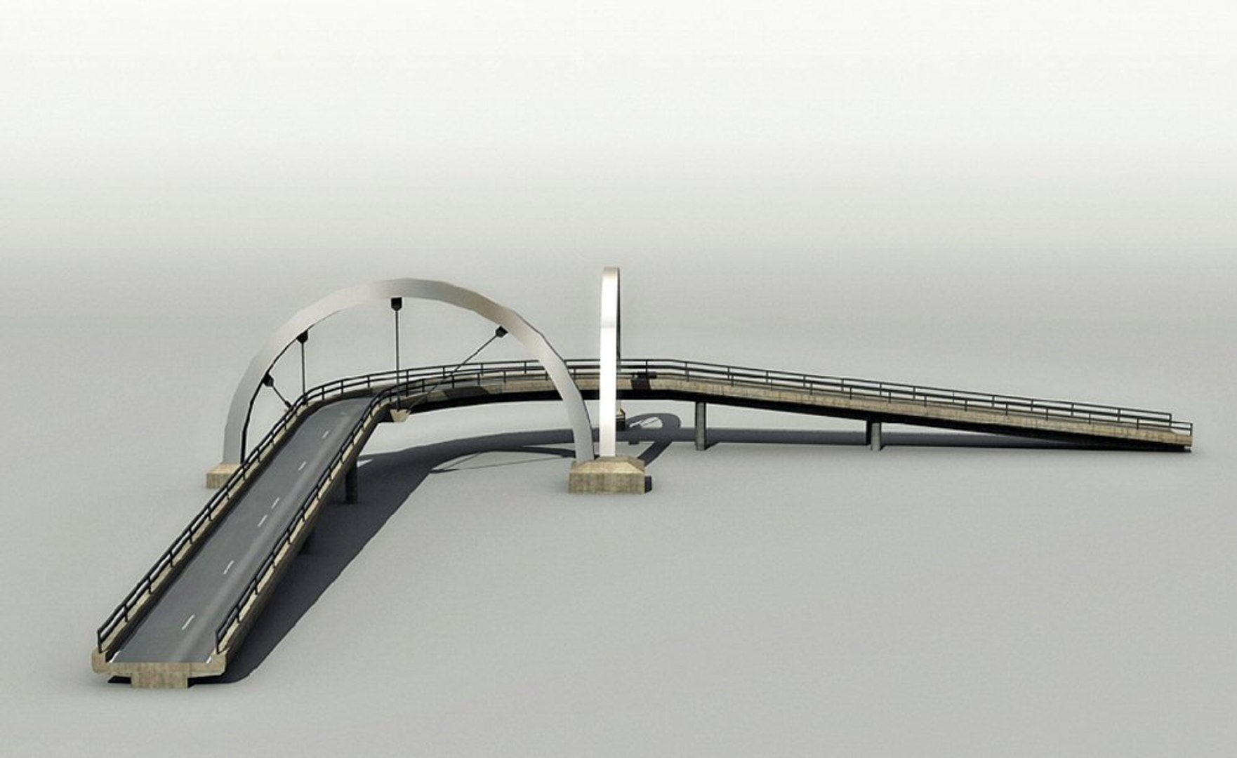 3d Model Highway Bridge