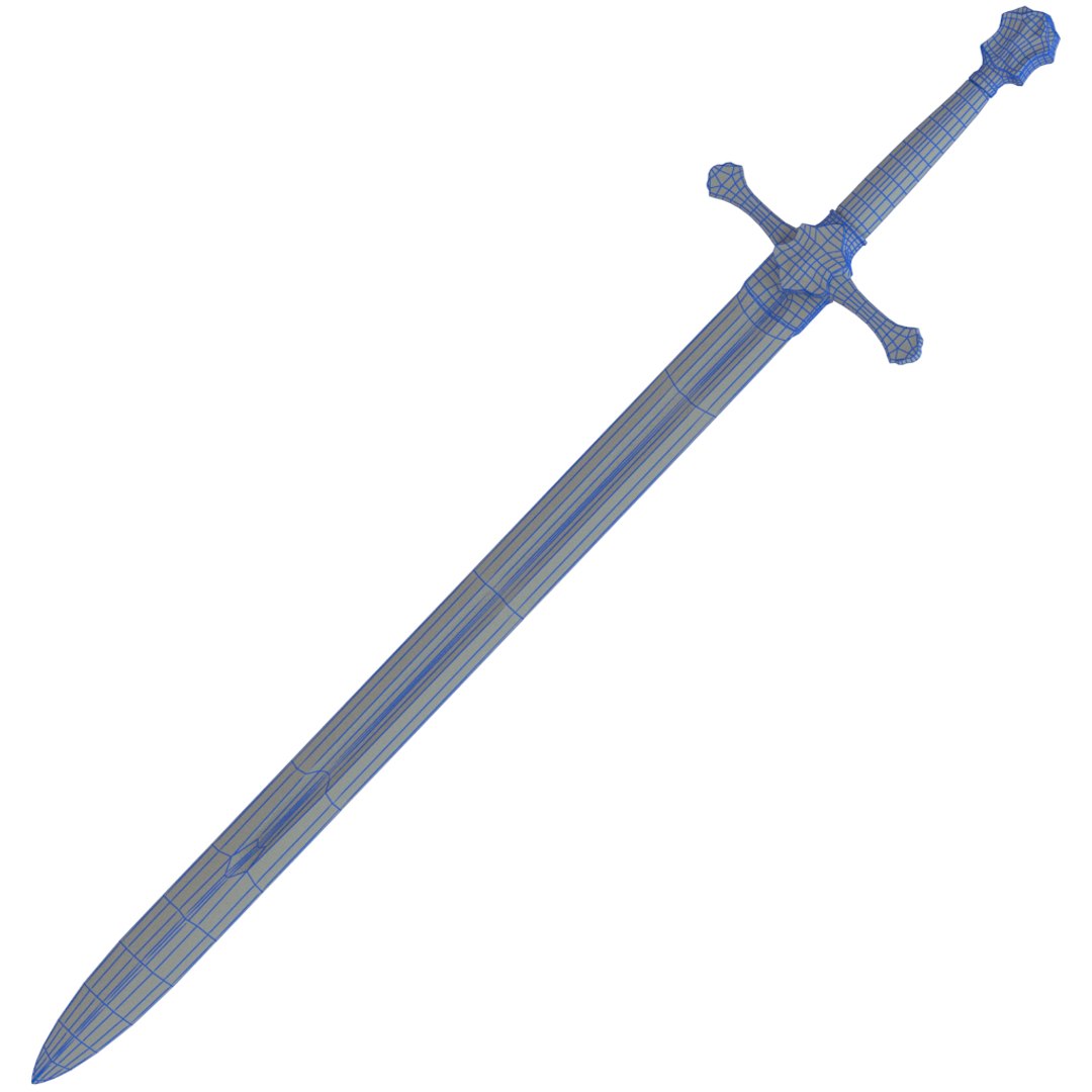 3d Model Realistic Sword