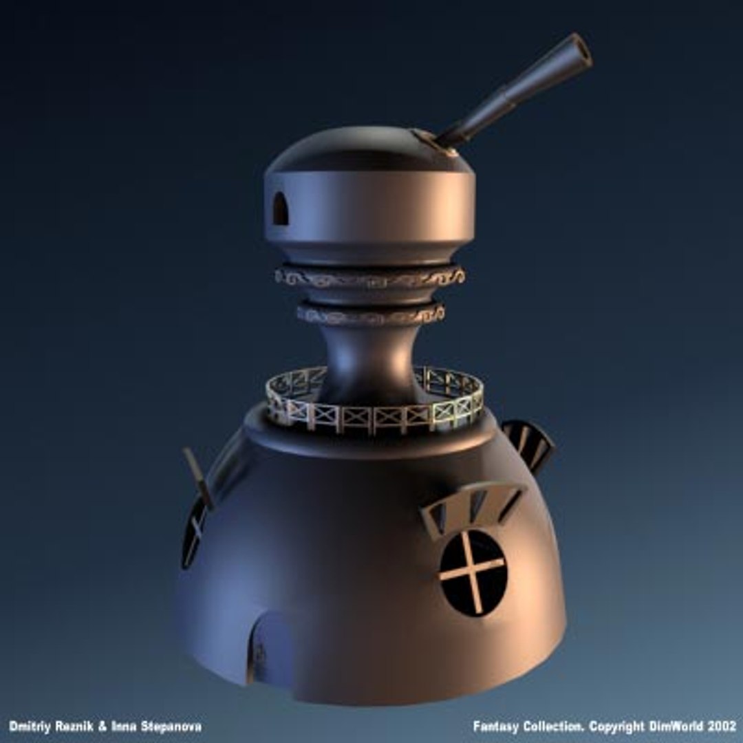 3d Fantasy Building Goblin House Model