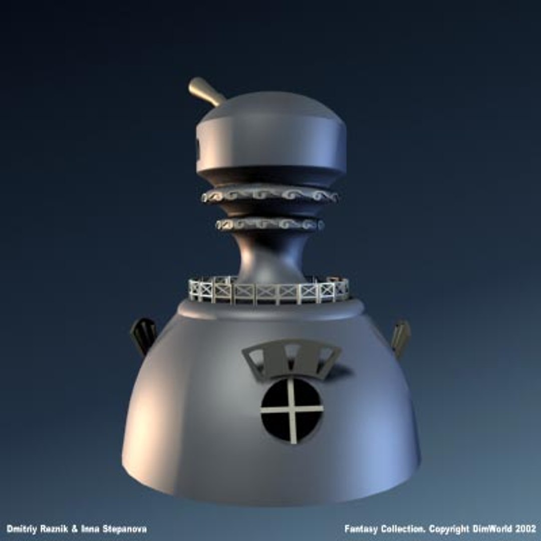 3d Fantasy Building Goblin House Model