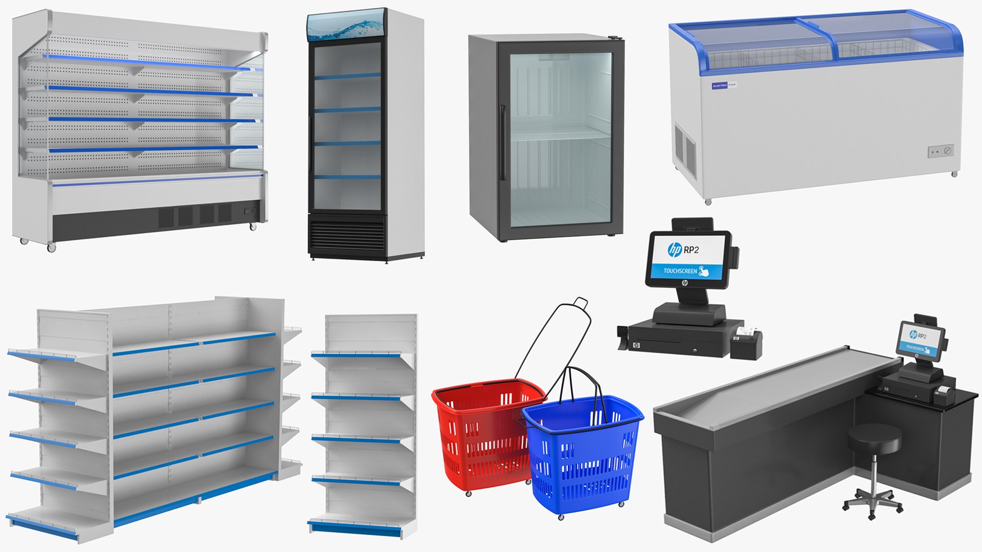 Supermarket Items Collection 3D Model - TurboSquid 1770185